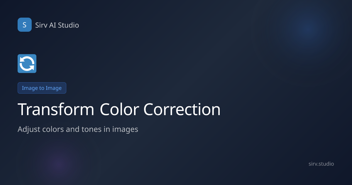 AI Color Correction for Real Estate | Sirv AI Studio | Sirv AI Studio